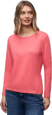 Street One Basic Rundhalsshirt Striking Coral 46
