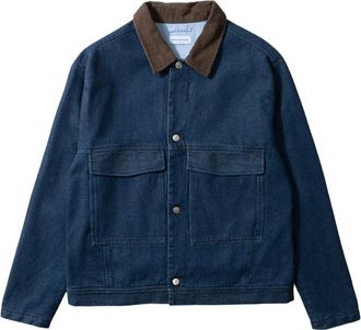 Edmmond Studios Edmmond Studios, Homme, Vestes, Bleu, Taille: XL Avail Jacket Stonewash