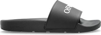 Off-white Femme, Chaussures, Noir, Taille: 42 EU Logo slides