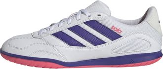 adidas Unisex SUPER SALA Competition III Indoor Football Shoes, FTWR White/Pure Purple/Solar Turbo, 40 2/3 EU
