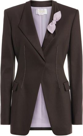 Genny Blazer - - Jackets - Damen - Braun - S