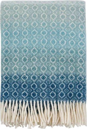 Klippan Havanna Wolldecke 130x200 cm grau, gr&uuml;n, t&uuml;rkis, blau