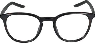 Nike unisex, Accessoires, Brun, Taille: 49 MM Lunettes Tortoise/Matte Rough Green