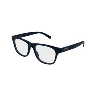 Gucci Rechteckige optische Fassung - - Accessories - Herren - Blau - 55 MM