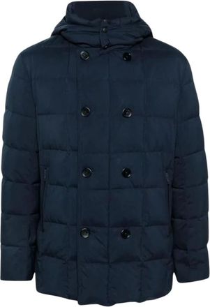 Fay Homme, Vestes, Bleu, Taille: S Doudoune matelass&eacute;e crois&eacute;e