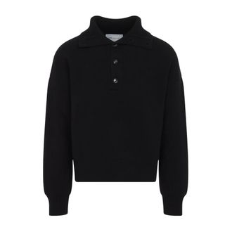 Ami Pull &agrave; col montant - Homme - Pulls - Noir - Taille: M
