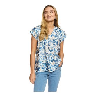 2-Biz Femme, Blouses et Chemises, Bleu, Taille: 42 FR Blouses