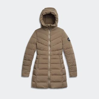 Canada Goose Clair Mantel mit Black Label (Weiblich, Terra, XL)