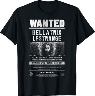 Harry Potter Bellatrix Lestrange Wanted T-Shirt