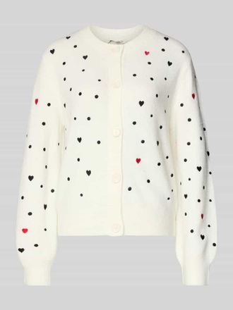 Tom Tailor Denim Regular Fit Strickjacke mit Stickereien