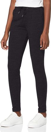 Ichi IHKATE PA2 Damen Sweathose Sweatpants Relaxhose mit Stretch Schmaler Schnitt mit Elastikbund, Größe:2XL, Farbe:Dark Grey Melange (10021)