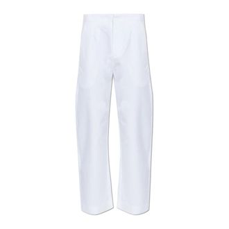 Jacquemus Homme, Pantalons, Blanc, Taille: S Le pantalon Gardian