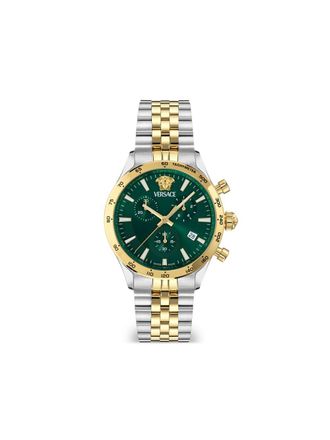 Versace montre V-Code 40 mm - Vert