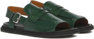 Marni sandales Fussbett - Vert
