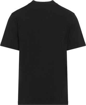 Moncler Logo-Embroidered T-Shirt - Black