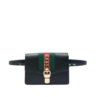 Gucci Sac banane vintage pr&eacute;-propri&eacute;t&eacute; - Femme - Pre-owned - Noir - Taille: ONE Size