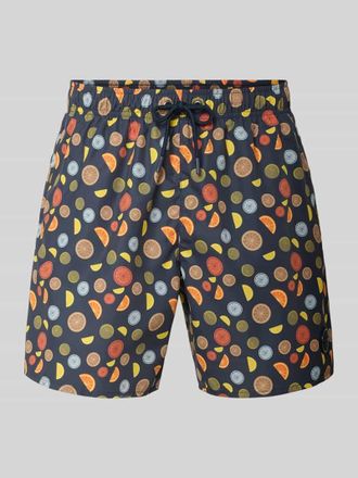 Colmar Regular Fit Swimshorts mit Allover-Motiv-Print