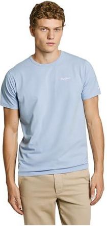 Pepe Jeans London Original Basic 3N T-Shirt pour Homme, Bleu (Light Thames Blue), XXL, Bleu (Bleu tamise), XXL