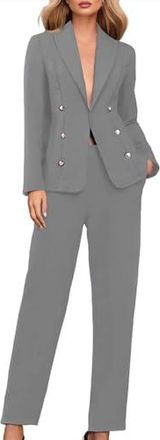 Generic Ensemble Blazer Pantalon Noir Blazer Invit&eacute;e Bleu Italien D&eacute;t&eacute;nte Satin S P&ecirc;che Survettes Toile Moderne Brillant Bordeau Yoga Boheme Poule Brassi&egrave;re N