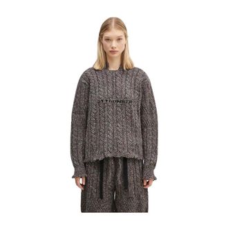 Ottolinger Round-Neck Strickwaren - - Knitwear - Damen - Braun - XS