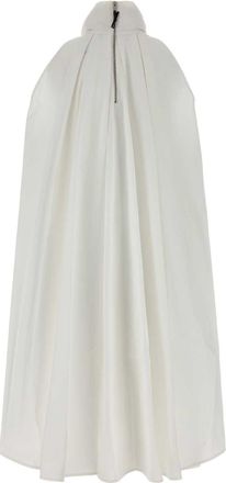 Givenchy Womens White Poplin Mini Dress Exterior: Cotton Abiti