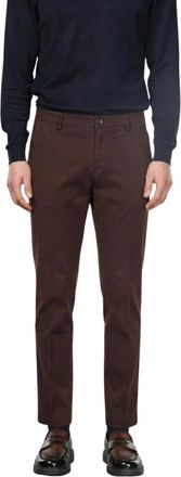 Mason's Milano Chino - Homme - Pantalons - Brun - Taille: XS