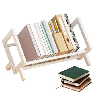 Generic Schreibtisch-B&uuml;cherregal - Mini-Tischregal, vielseitige Aufbewahrungshalterung, vertikales Organizer-Layout ausziehbar mit platzsparender Funktion | L