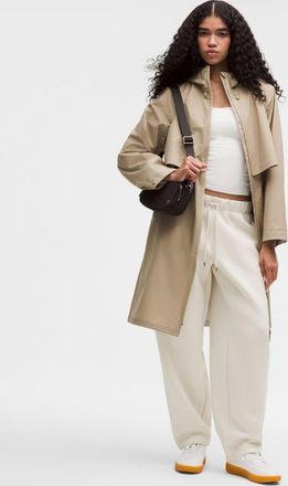 lululemon Manteau de pluie l&eacute;ger &agrave; taille ajustable pour Femmes - Kaki - Taille 2XS