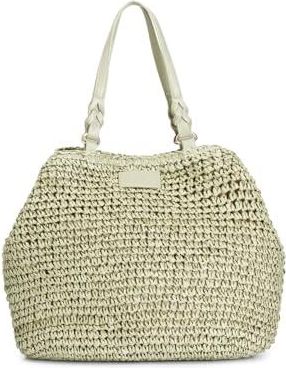 Caf&egrave;noir Sac Fourre-tout En Crochet, Pour Femme, Couleur Vert, Taille Taille Unique