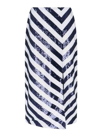 Lauren Ralph Lauren Jupe Midi - Bleu