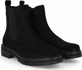 Lince Lince Bottines &agrave; fermeture &eacute;clair en cro&ucirc;te de cuir confortable, semelle en caoutchouc, semelle int&eacute;rieure en gel amovible, I53501, fabriqu&eacute;es en Espa