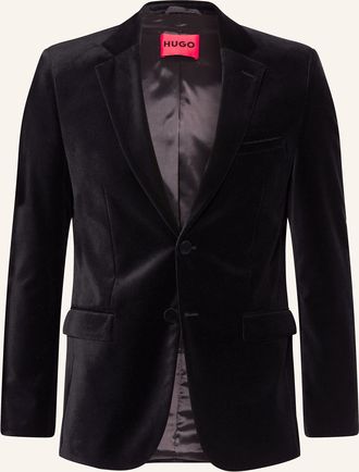 HUGO BOSS Hugo Samtsakko Arti Extra Slim Fit schwarz