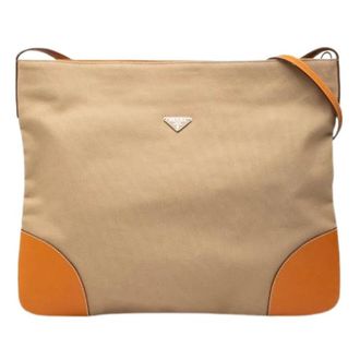 Prada Pre-owned Vintage Crossbody Bag - - Pre-owned - Damen - Beige - ONE SIZE