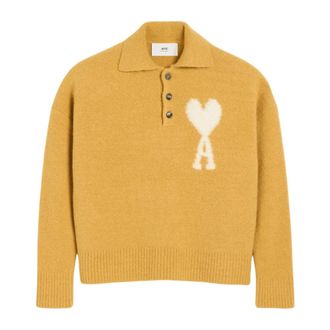 Ami Herren, Strickwaren, Gelb, MGr&ouml;&szlig;e