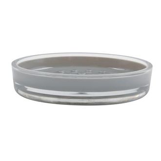 MSV Porte Savon Plastique Tahiti Gris