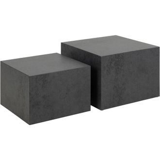 ebuy24 Dice Couchtisch Schwarz