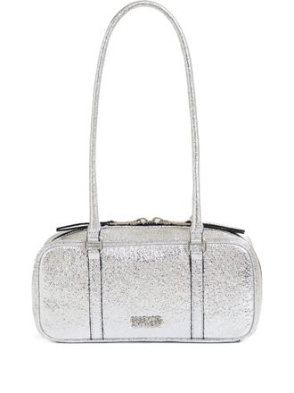 Essentiel petit sac porté épaule à effet métallisé - Gris