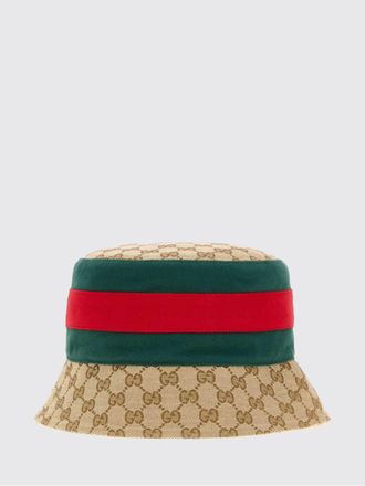 Gucci Bob en tissu &agrave; monogramme et motif &agrave; rayures bicolores
