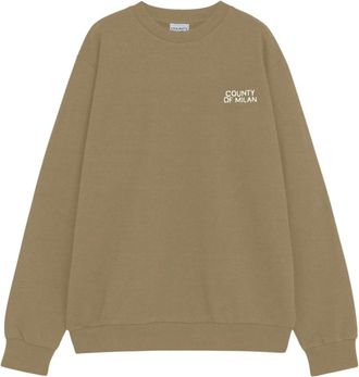 Marcelo Burlon Homme, Sweatshirts et sweats &agrave; capuche, Vert, Taille: S SweaT-shirt Mancotone