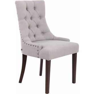 Clp Fauteuil &agrave; manger &eacute;l&eacute;gant avec dos matelass&eacute; haut en arri&egrave;re diff&eacute;rentes couleurs colore : Gris