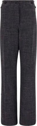 Ferragamo Pantalon de sport - Femme - Pantalons - Bleu - Taille: 34 FR