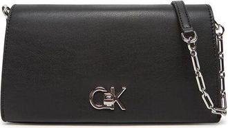 Calvin Klein Handtasche Re-Lock Mini Conv LV04F3103G Schwarz