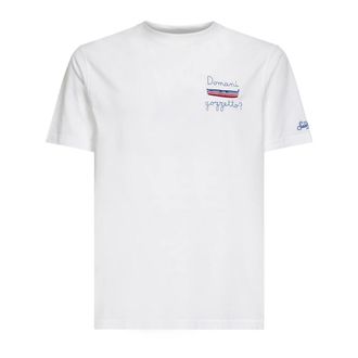 MC2 Saint Barth Homme, Tops, Blanc, Taille: L Portofino T-Shirt