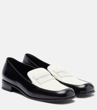 Givenchy Mocassins Label en cuir