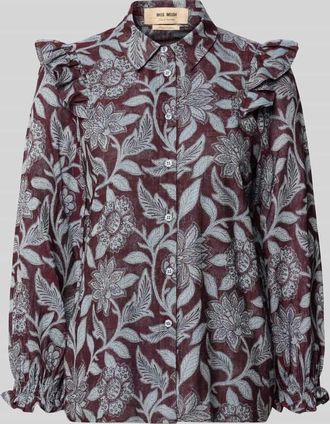 Mos Mosh Regular Fit Bluse aus Viskose-Baumwoll-Mix Modell Debby