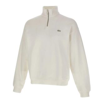 Lacoste Fleece-Sweatshirt mit Rei&szlig;verschluss - - Sweatshirts & Hoodies - Herren - Wei&szlig; - XL