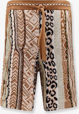 Laneus Cotton blend bermuda shorts - LANEUS - gender_Man