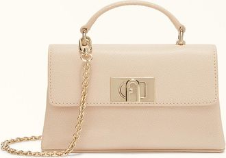 Furla 1927 Mini-tasche Ballerina I Rosa Strukturiertes Leder Damen