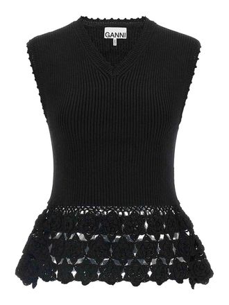 Ganni Gilet - Noir