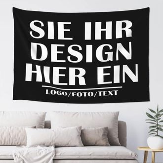 Generic Wandteppich personalisierte leinwand personalisiert Foto Mit LOGO TEXT selbst gestalten wandtuch f&uuml;r schlafzimmer deko wand Wohnzimmer Dekoration foto